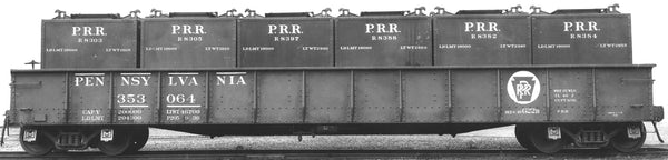 HO PRR G22 Gondola Decals – Mount Vernon Shops
